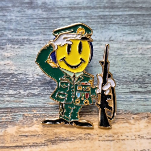 Walmart Employee Pin - Smiley Military Officer Uniform | eBay