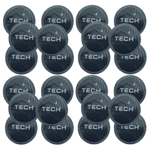 TECH TYRE PUNCTURE REPAIR PATCHES INNER TUBE MOUNTAIN BICYCLE BIKE CAR ...