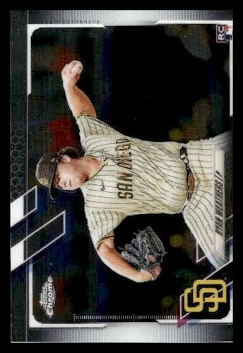 2021 Topps Chrome #97 Ryan Weathers RC San Diego Padres Baseball card ...