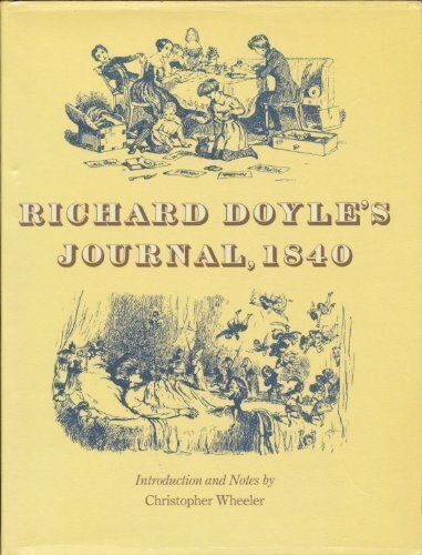 Richard Doyle's Journal, 1840 by Richard Doyle Hardback Book The Fast ...