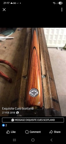 Exquisite Black Plate Snooker Cue | eBay UK