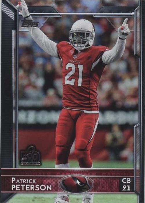 2015 Topps - Patrick Peterson #45 Nfl 50th Super Bowl for sale online ...