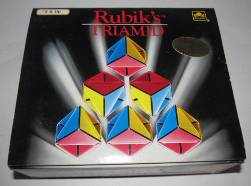 VINTAGE BOXED TRIAMID RUBIK'S PYRAMID PUZZLE (B1) | eBay