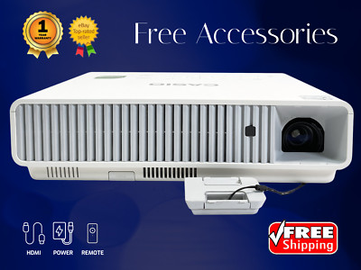 REFURBISHED DLP Projector 2500 Lumens Laser/LED Hybrid 4K Compatible PC ...