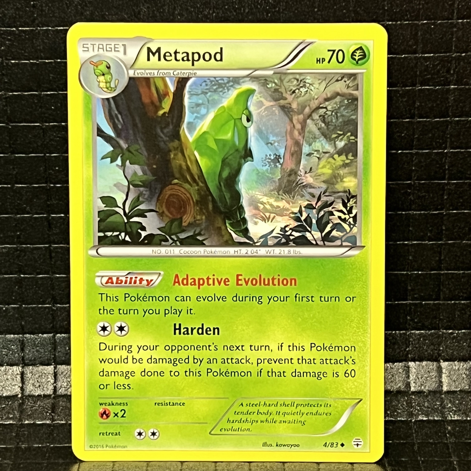Metapod #4/83 Pokemon Generations Uncommon Card | eBay