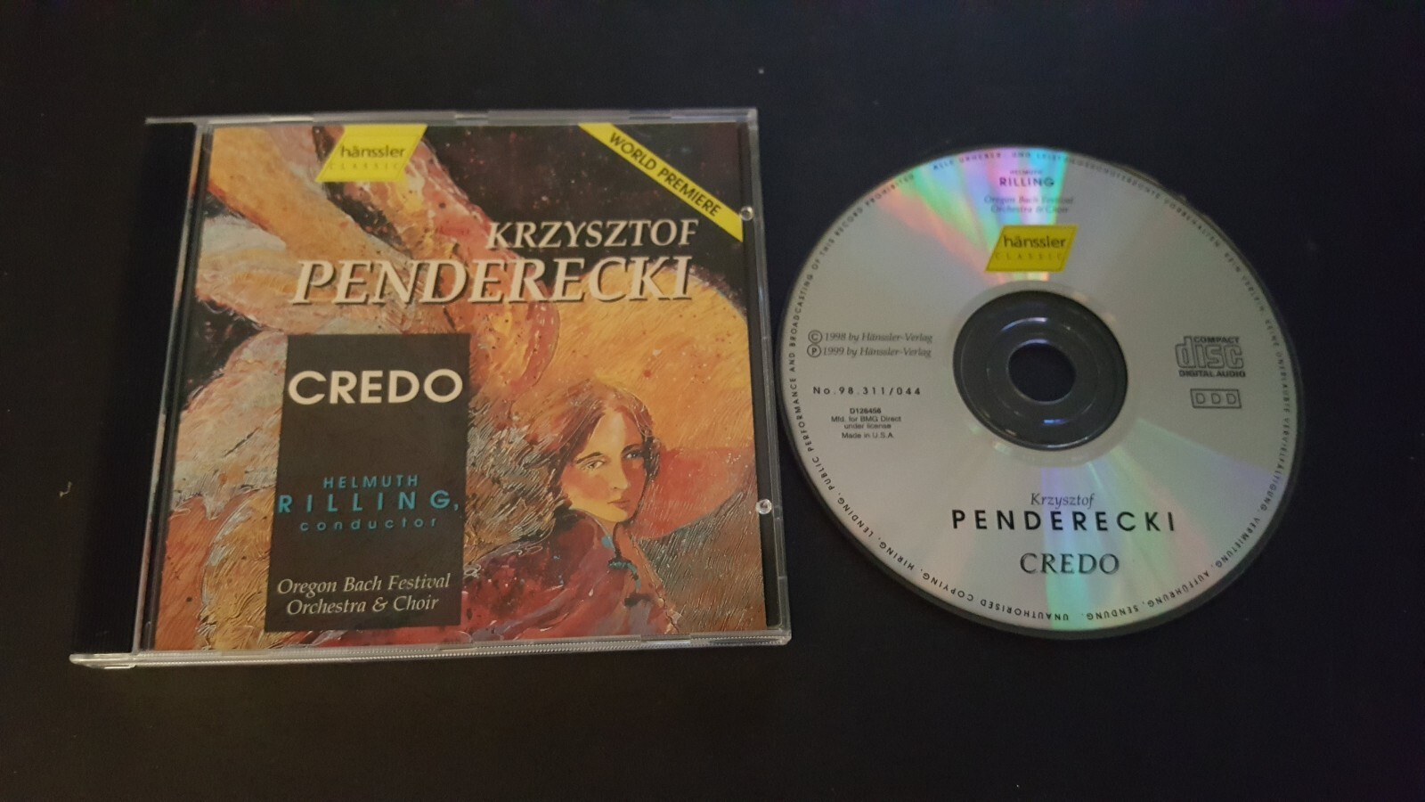 KRZYSZTOF PENDERECKI CREDO Helmuth Rilling Oregon Bach Festival ...