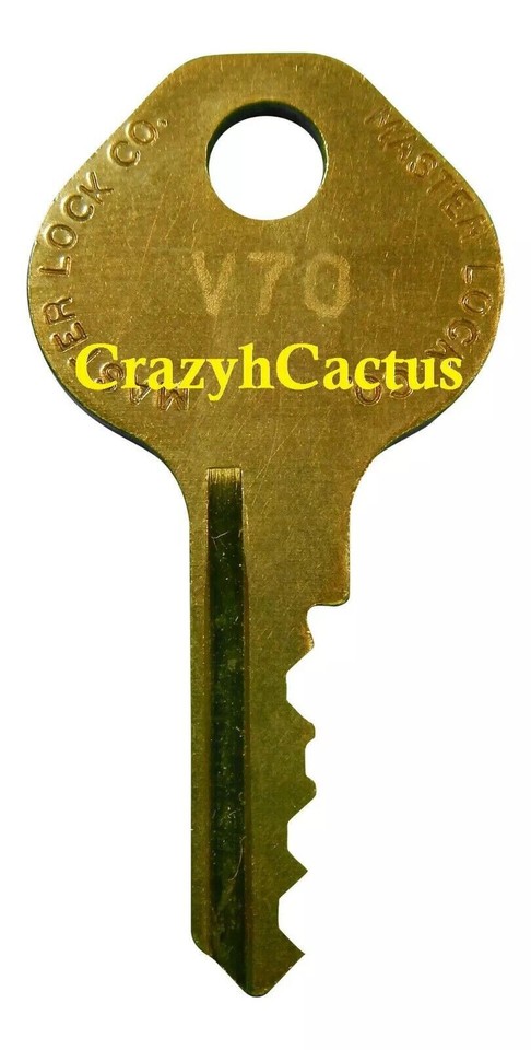 Master Lock 1525 100 Padlocks ALL LOCKS SAME COMBINATION W/Control Key ...