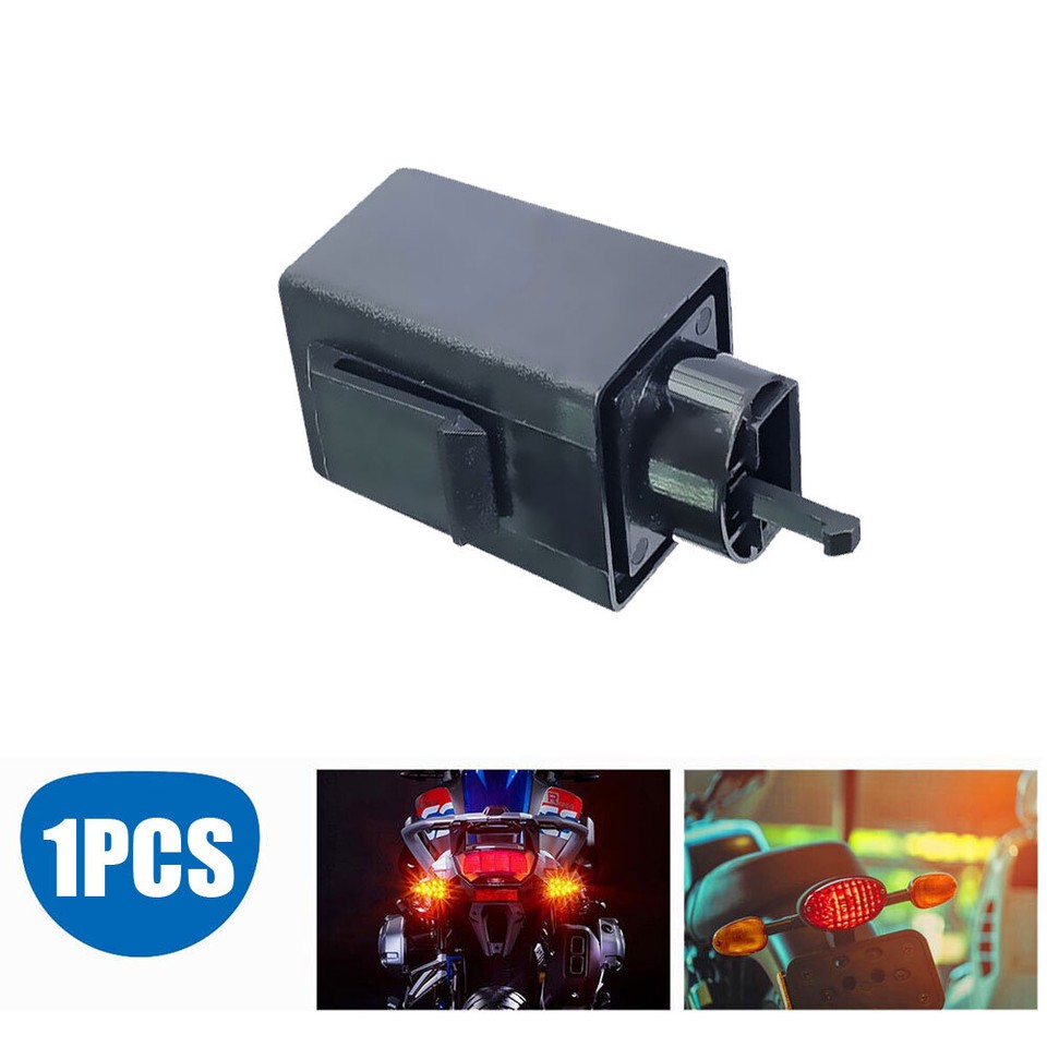 3Pin Motorbike Motorcycle LED Flasher Relay Electronic Blinker Turn ...