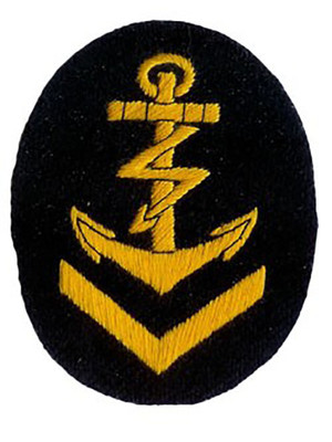 Kriegsmarine Radio Operator Senior NCO Trade Badge - WW2 Repro Patch ...