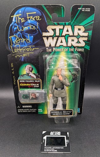 Star Wars POTF2 Admiral Motti Autographed Richard LeParmentier w ...