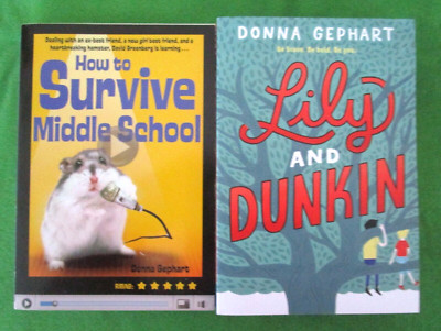 LOT 2 TRADE PB BY DONNA GEPHART: HOW TO SURVIVE MIDDLE SCHOOL; LILY ...