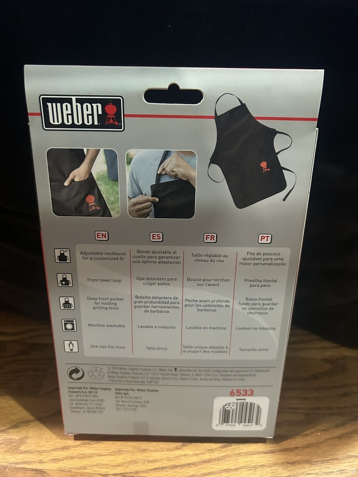 Weber Apron NIB | eBay