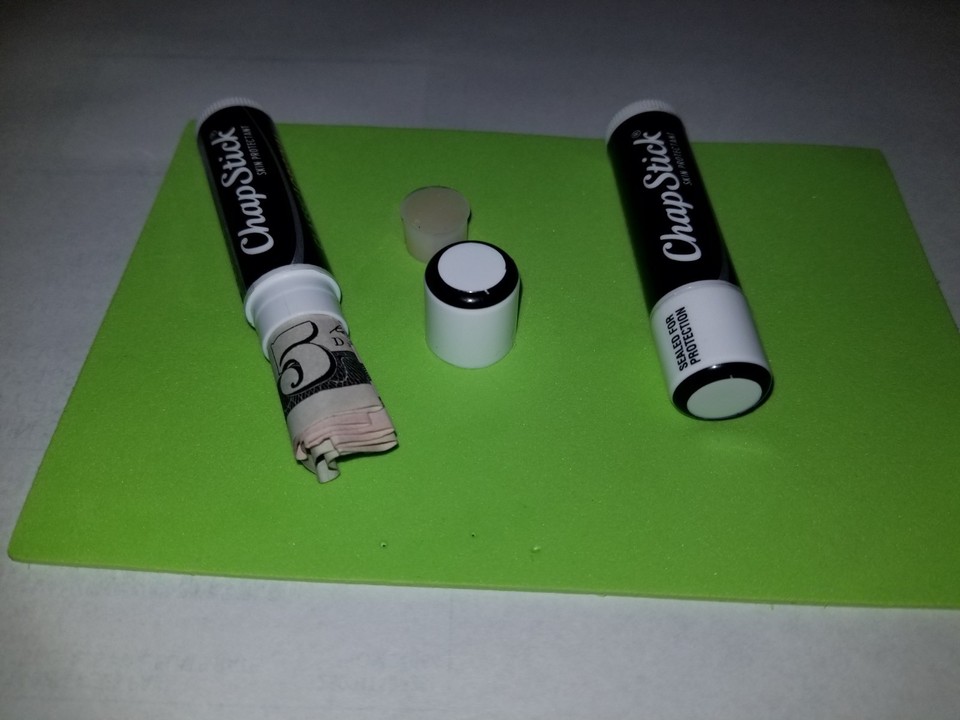 Chapstick Secret Stash Compartment Pocket Diversion Safe Hide Pills ...