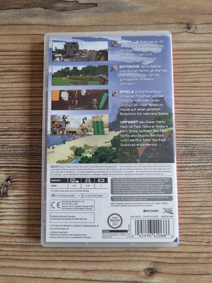 Minecraft-Switch-Edition Nintendo Switch | OVP 45496420666 | eBay