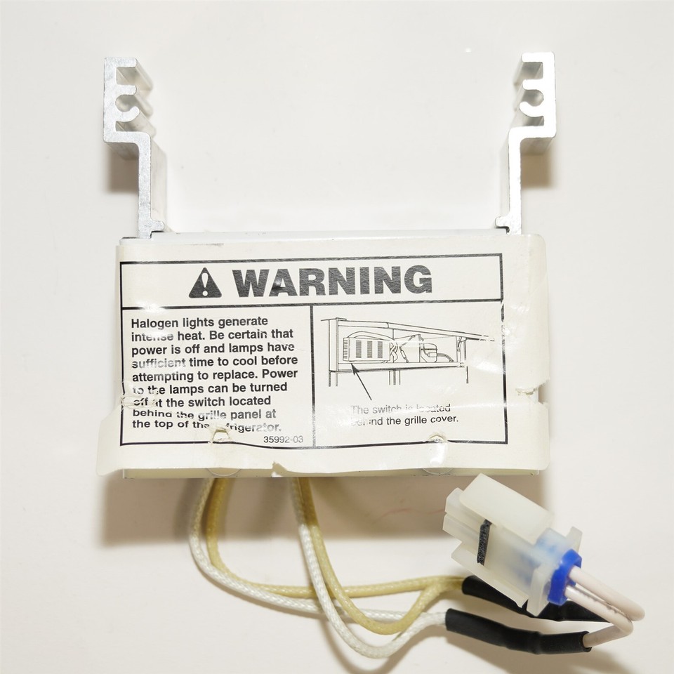 GE Refrigerator Light Bulb Lamp Housing with Sockets WR02X11226 | eBay