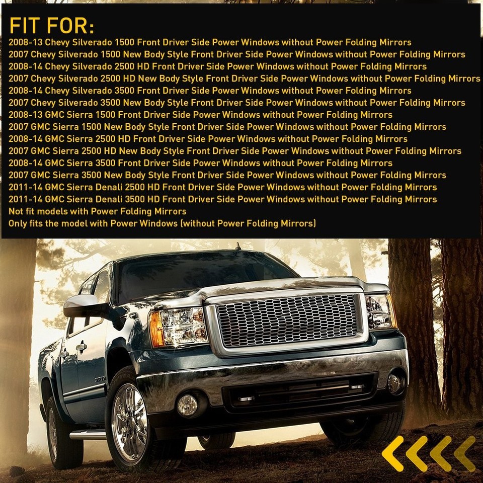 US Power Door Lock Switch Front Left Side LH For Silverado Sierra Truck ...