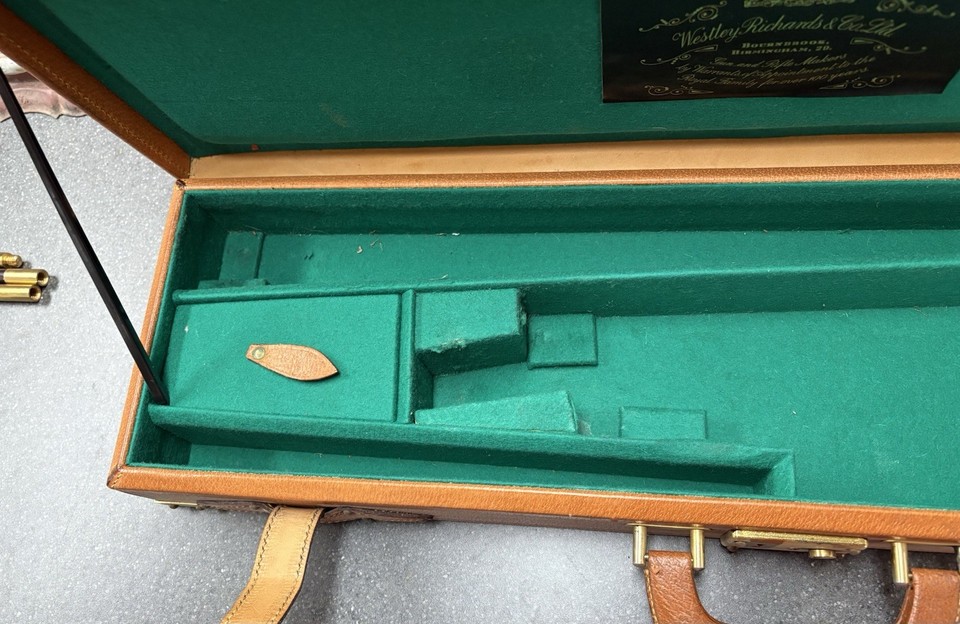 Vintage Leather Shotgun Trunk Case. Westley Richards. High Quality. | eBay
