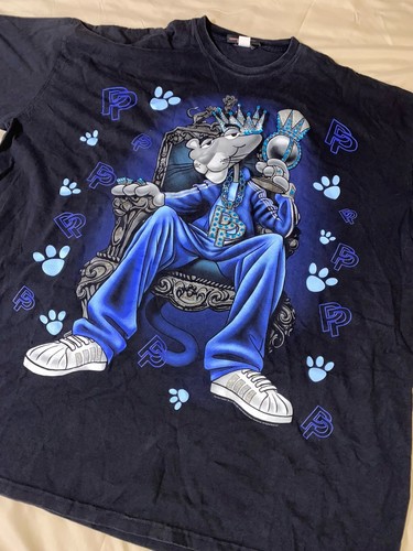 Pink Panther T-Shirt Gem Bling Rap Hip Hop Tee Mens 5X USA Made Glitter ...
