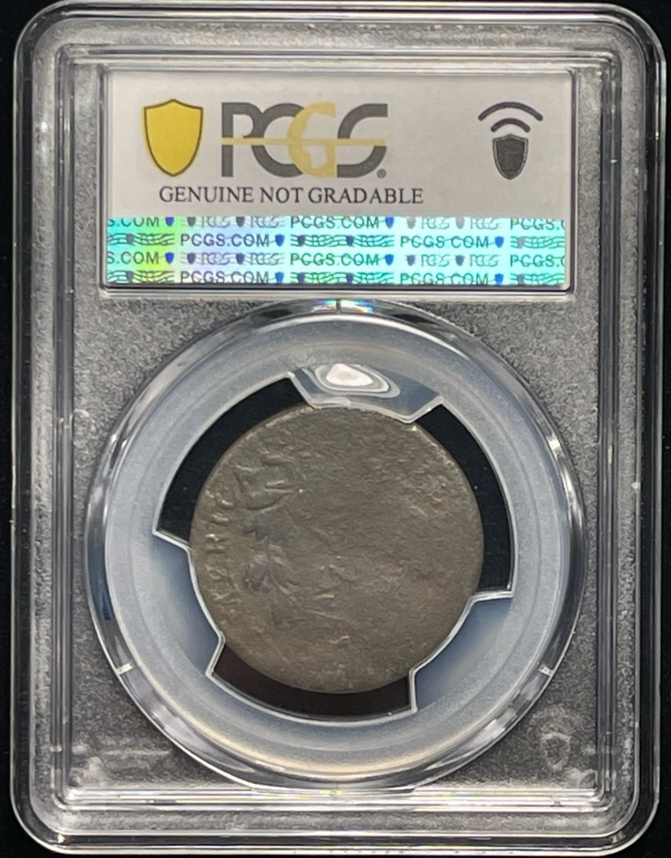 PCGS Genuine 1804 Large Cent Counterstamp Brunk Unlisted Likely Unique ...