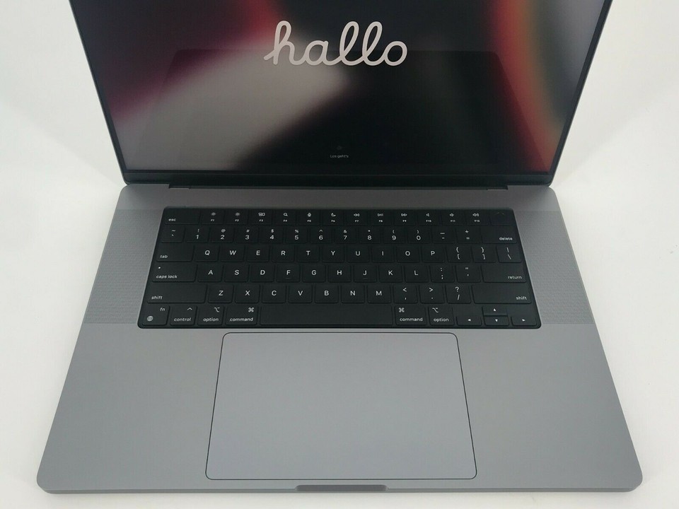 Apple MacBook Pro 16" Gray 2021 M1 Pro 3.2GHz 10-Core CPU 16-Core GPU ...