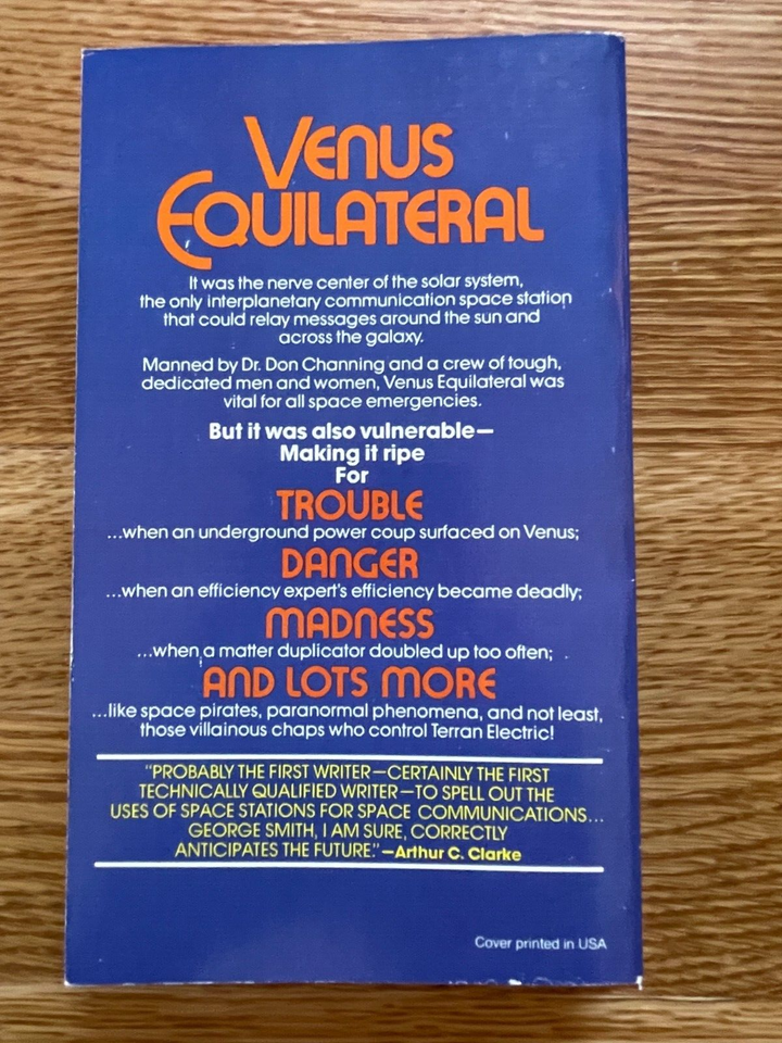 The Complete Venus Equilateral By George O. Smith Del Rey 1980 PB XLNT ...