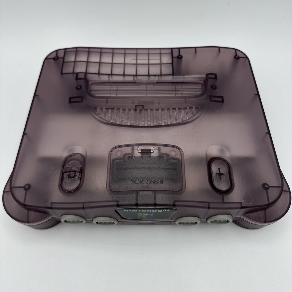 NEW Nintendo 64 N64 Limited Clear Atomic Purple Custom Console Bundle ...