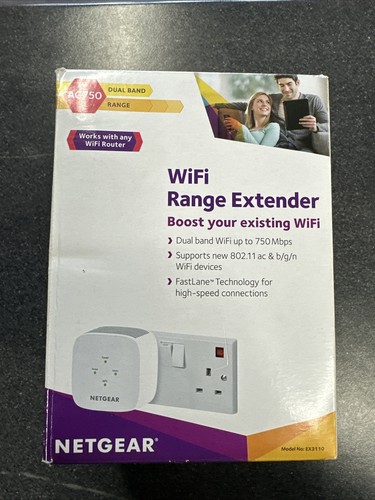 NETGEAR WiFi Range Extender AC750 Dual Band Range Model EX3110 802.11ac ...