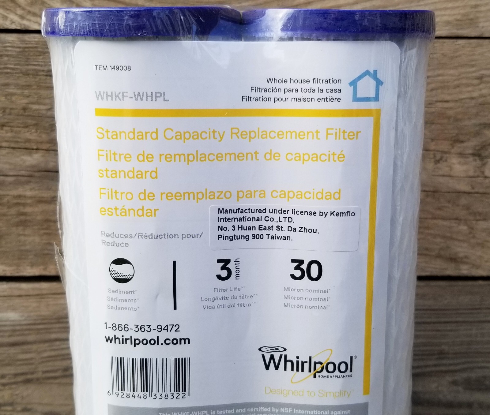 Whirlpool WHKF-WHPL 2-Pack Standard Replacement Filter for sale online ...