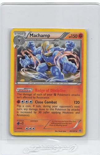 Machamp 49/101 - Plasma Blast - COSMO Holo RARE - POKEMON CARD - HP | eBay