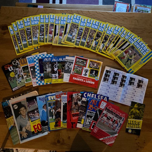 Job Lot Leeds Programmes X 48 1978/79 Season Full Set Homes, Token Sheet, Info | eBay