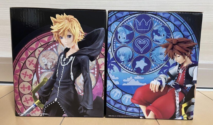 [NEW] Ichiban Kuji KINGDOM HEARTS Linking Hearts Sora Roxas Statue ...