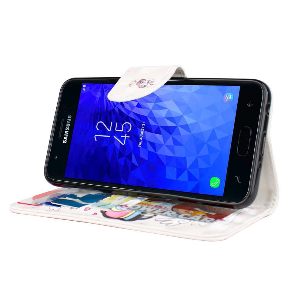 For Samsung Galaxy J7 REFINE 2018 J737 Card Slot Holder PU Leather ...