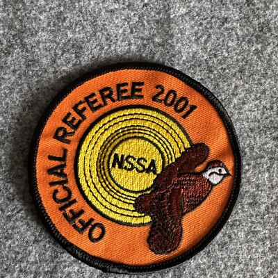 NSSA 2001 official referee patch 3.5 inch | eBay