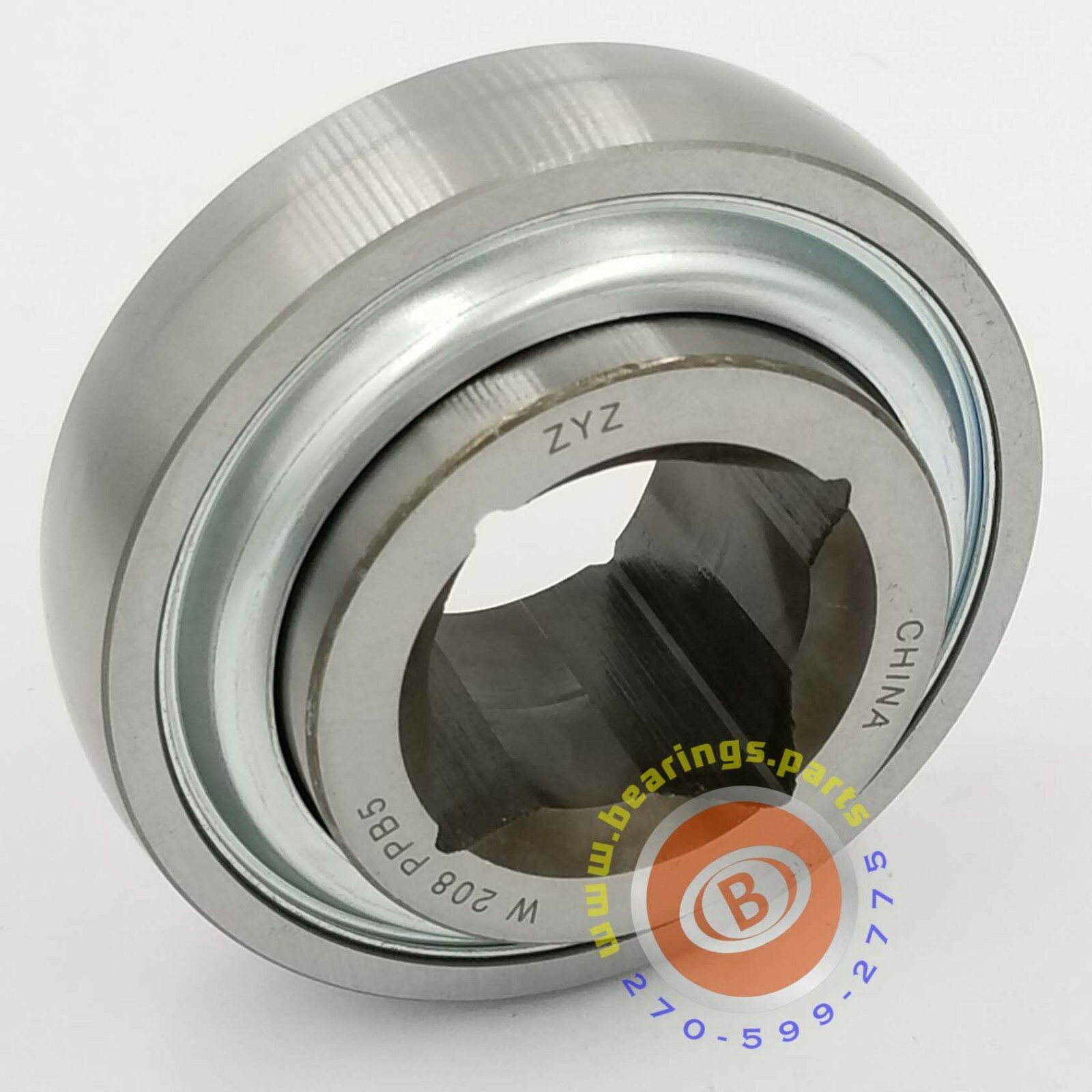 W208PPB5 1 1/8 " Square Bore Disc Harrow Bearing DS208TT5 JD9248 1AS08 ...