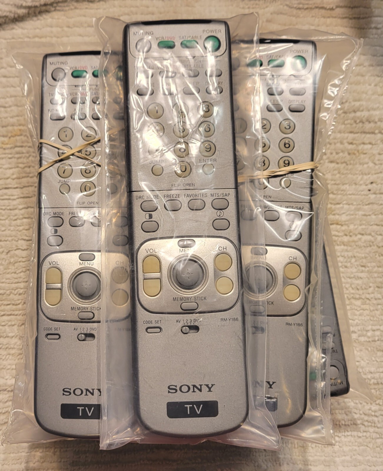 OEM Sony RM-Y186 TV Universal DVD Cable DSS Remote Control KV-32HS500 ...