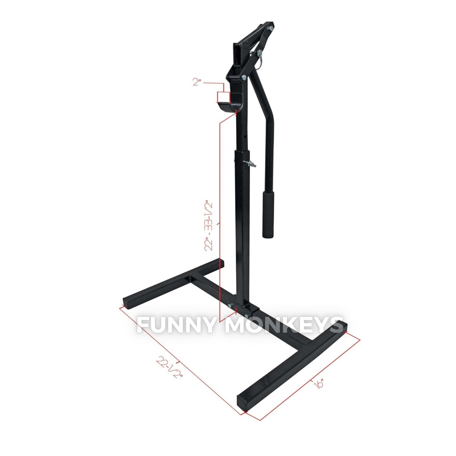 Snowmobile Lever Lift Stand Jack Front/Rear Bumper Sled Maintenance ...