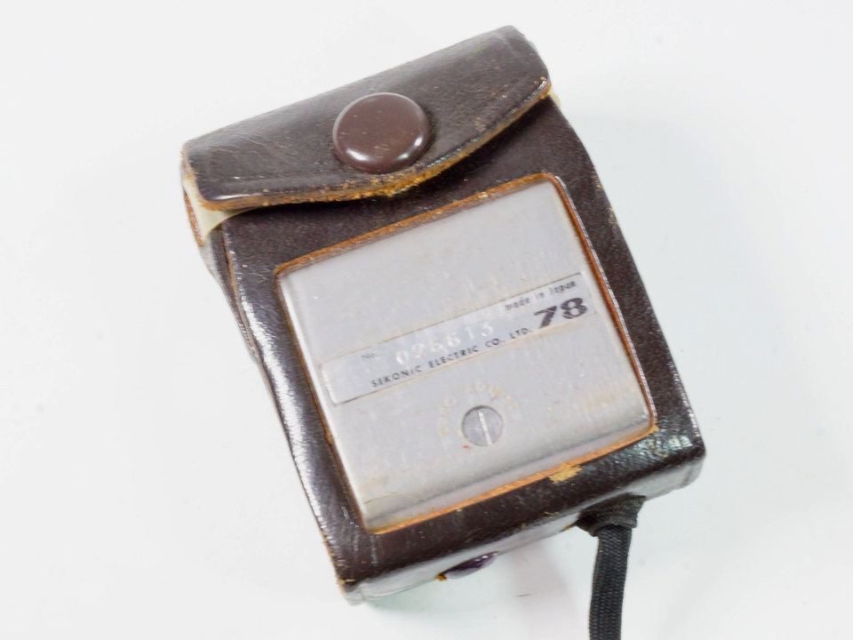 Sekonic Movie Meter 78 Selenium Cell, Leather Cased And Fully Working ...
