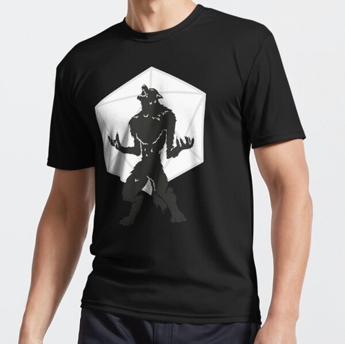 MOST POPULAR Howling Werewolf with d20 Moon: A Spooky Gaming Halloween ...