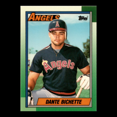 1990 Topps Tiffany Dante Bichette (Bo Bichette Dad) 2nd Year #43 ...