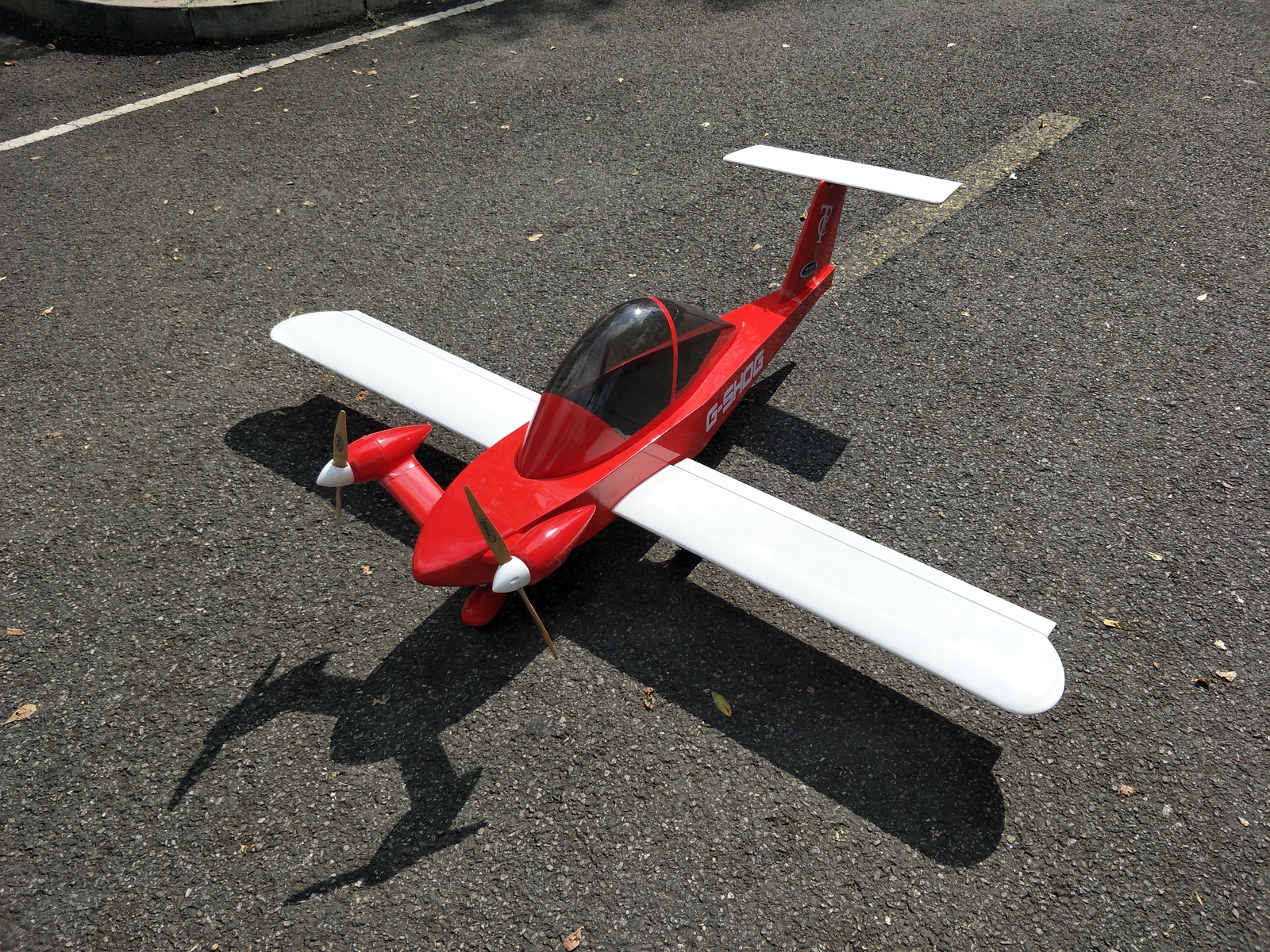 CRI-CRI 70 "/ 1778mm 6CH Radio Control ARF Red Electric Scale RC Plane ...