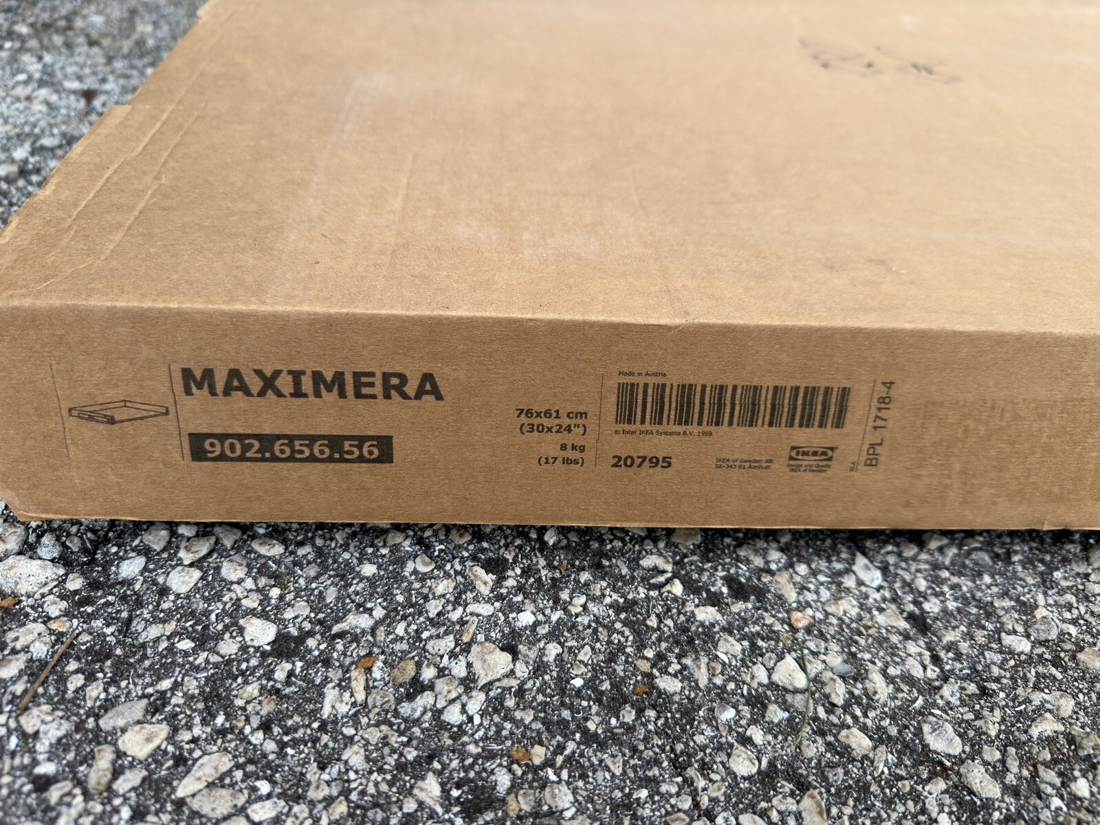 Ikea MAXIMERA Drawer low white 30x24 " 902.656.56 - with soft close for ...