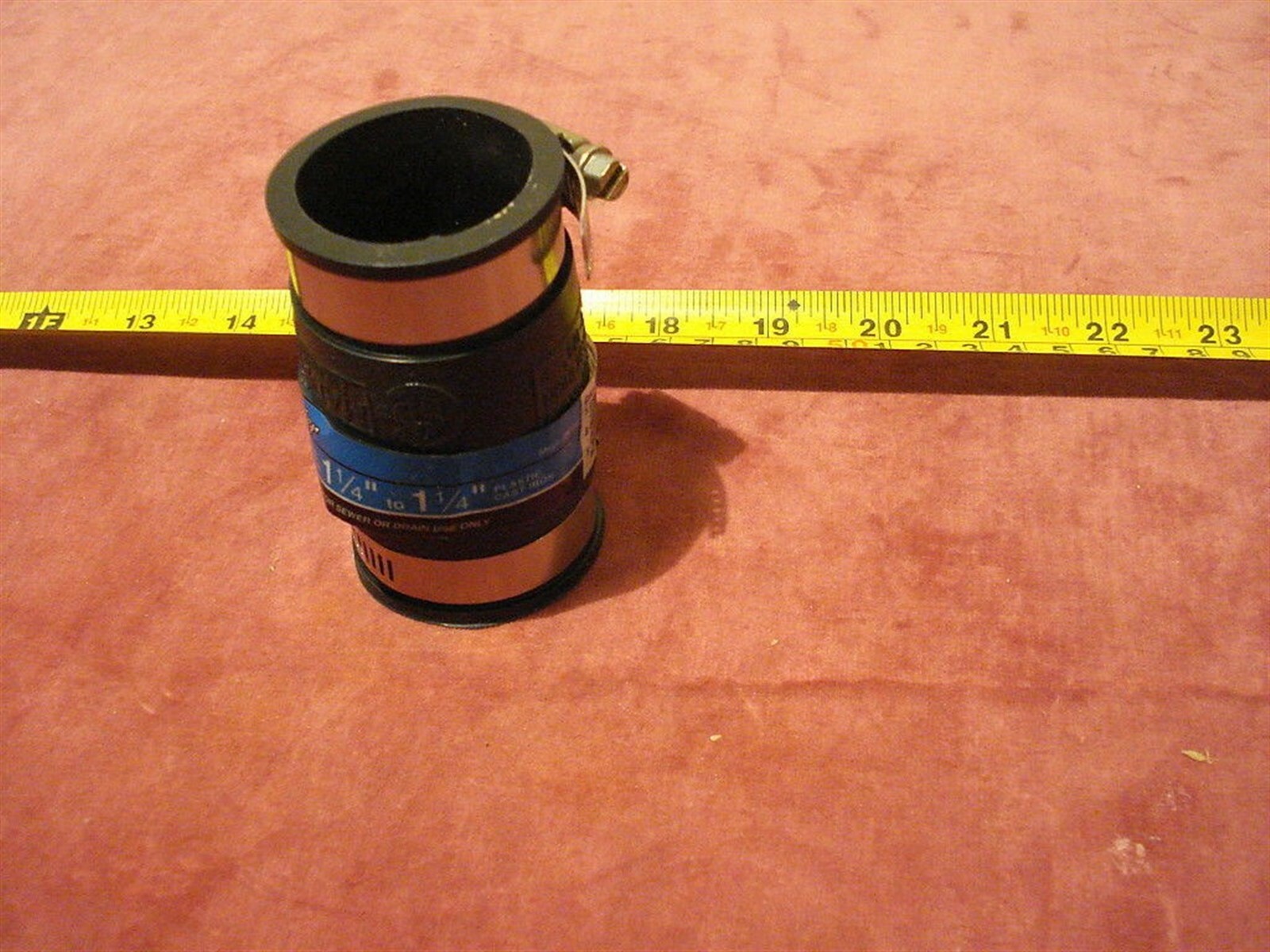 (2966.) 1-1/4" Flexible Rubber Coupling w/Steel Bands | eBay