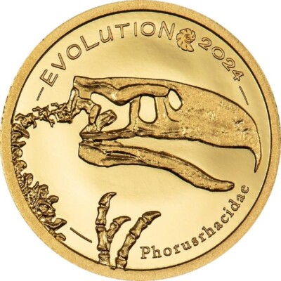Evolution of Life Golden Aves 2024 0.5 g Gold Proof Coin Mongolia CIT ...