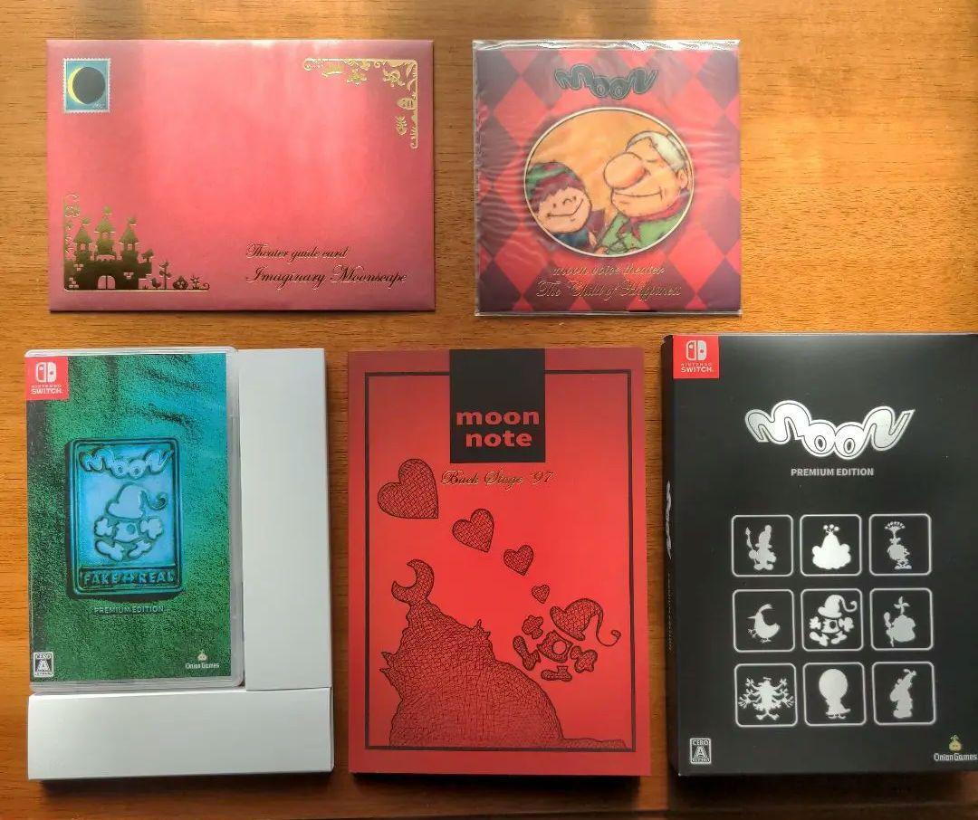 Moon PREMIUM EDITION Software CD Art Works Card Nintendo Switch Japan ...