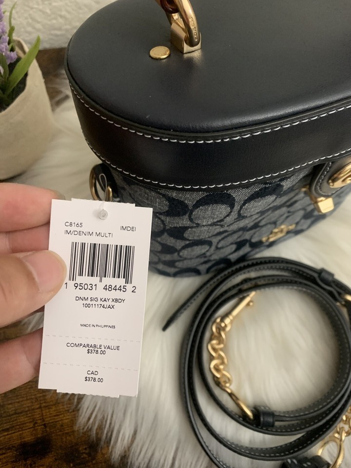 Coach Kay Crossbody In Signature Chambray - Gold/Denim Multi C8165 ...