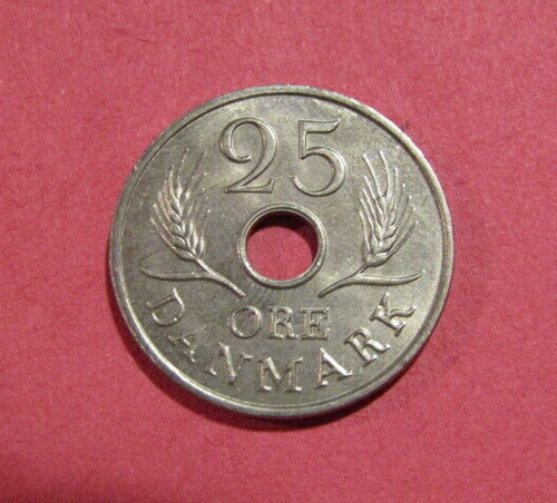 Denmark 1967 25 Ore unc Coin | eBay