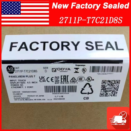 2022 New Sealed Allen Bradley 2711P-T7C21D8S HMI Panelview Plus 7 ...