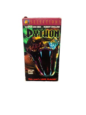 Python VHS Tape Frayne Rosanoff Robert Englund Casper Van Dien 2000 ...