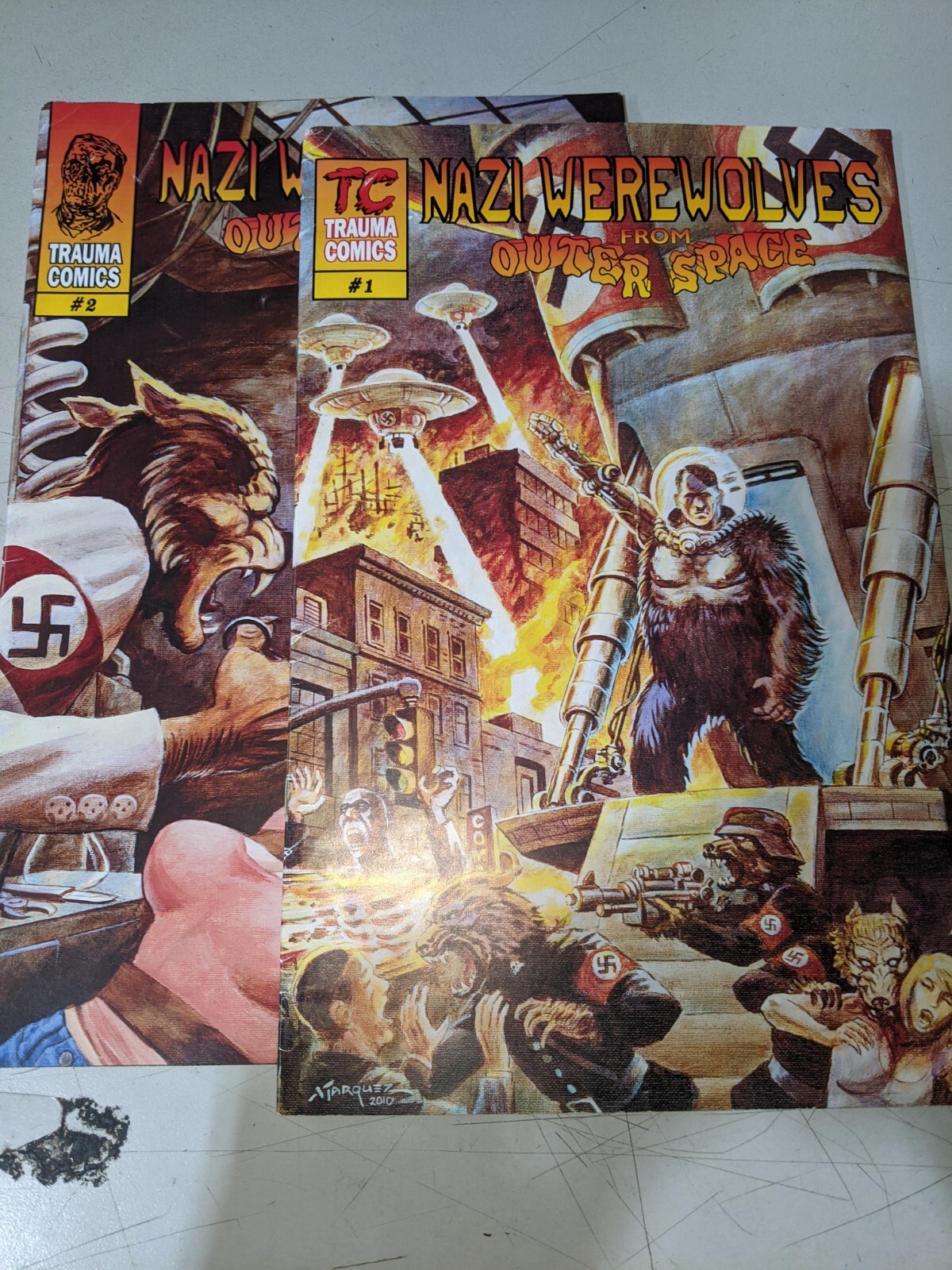 Nazi Werewolves From Outer Space Issue #1 And #2 Comic Books Pair Brand ...