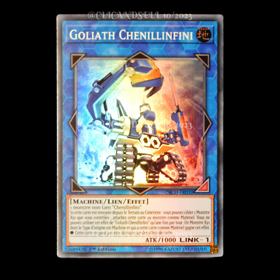 carte YU-GI-OH INCH-FR010 Goliath Chenillinfini Super Rare | eBay